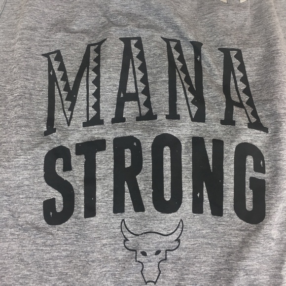 Under Armour | Tops | Under Armour X Project Rock Mana Strong Bull Tank ...